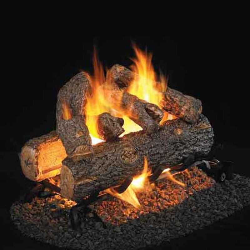 Real Fyre Golden Oak Designer Plus Log Set | See-Thru Collection